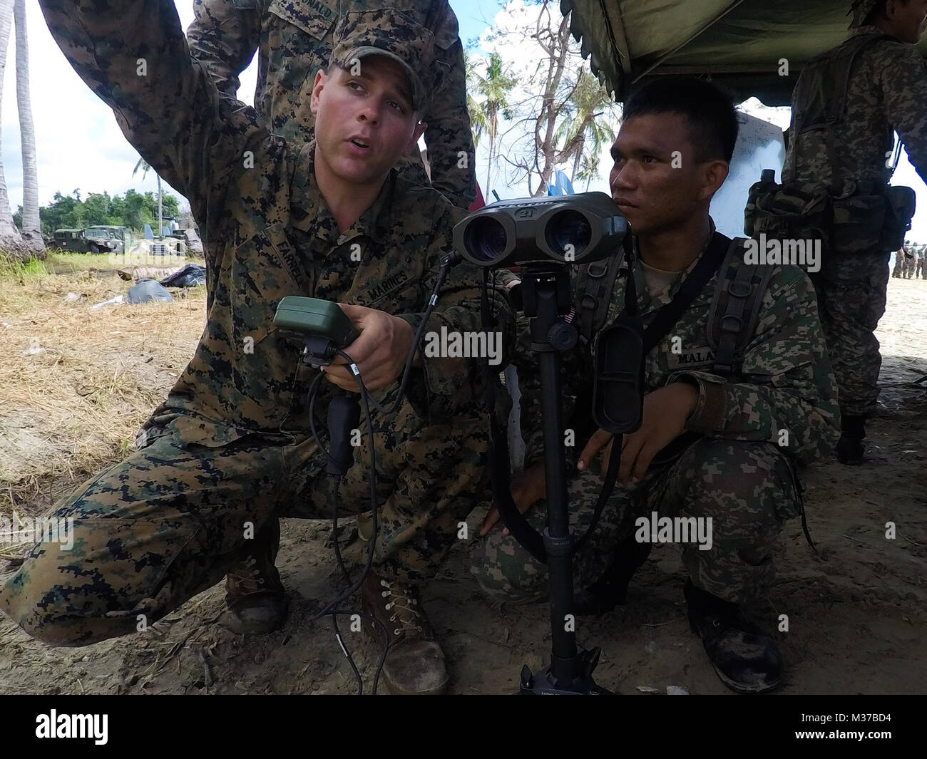 U S Marines Train Malaysian Soldiers In Fire Support Tactics At Tiger