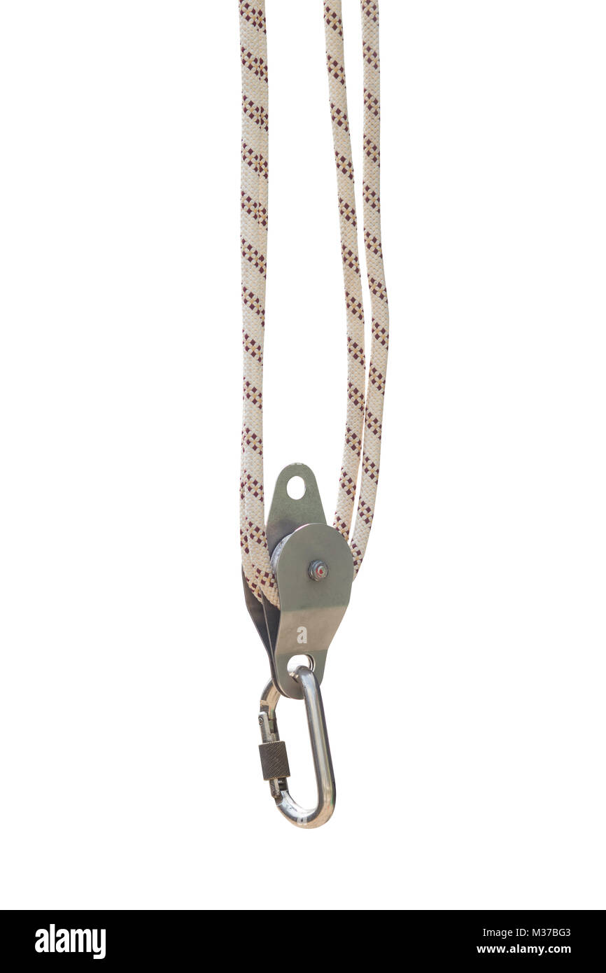 Workman on hoist Cut Out Stock Images & Pictures - Alamy