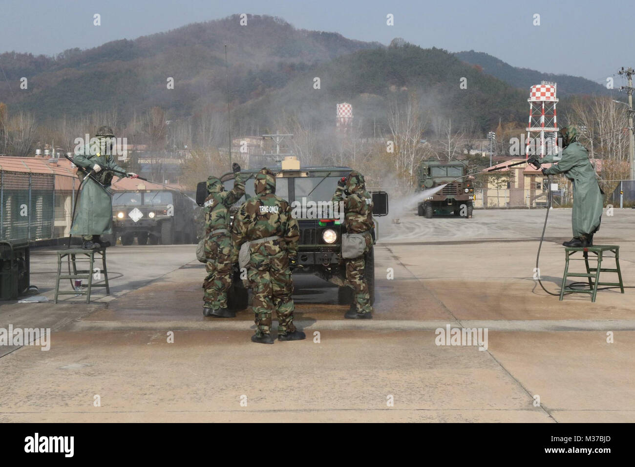 U.S., Republic of Korea troops conduct chemical weapons response ...