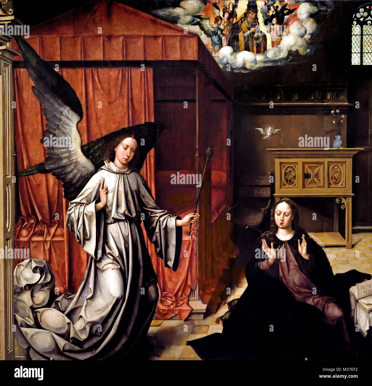Joos van cleve annunciation hi-res stock photography and images - Alamy