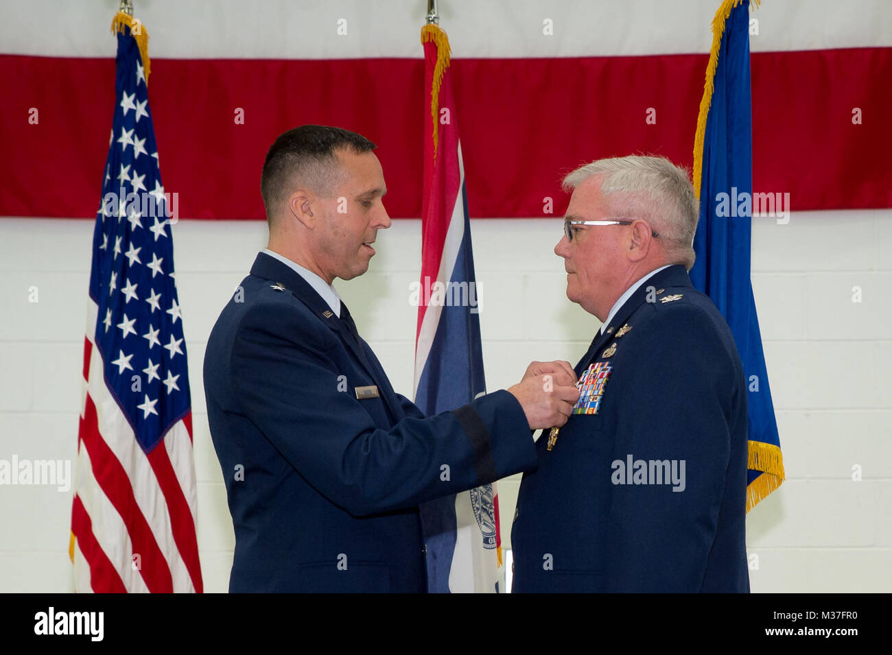 U.S. Air Force Col. James Moffett with the Wyoming Air National Guard ...