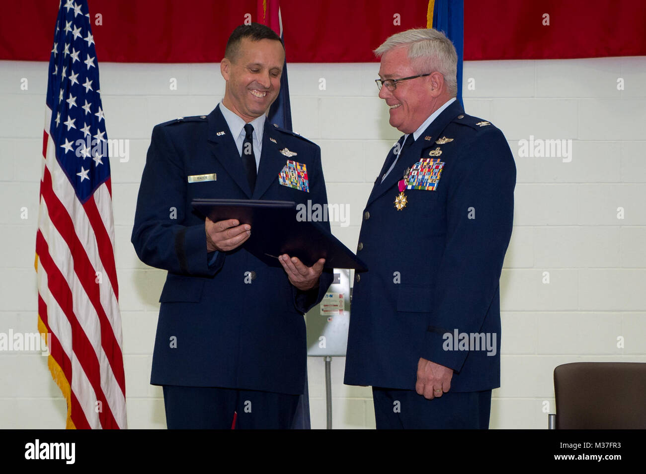 U.S. Air Force Col. James Moffett with the Wyoming Air National Guard ...