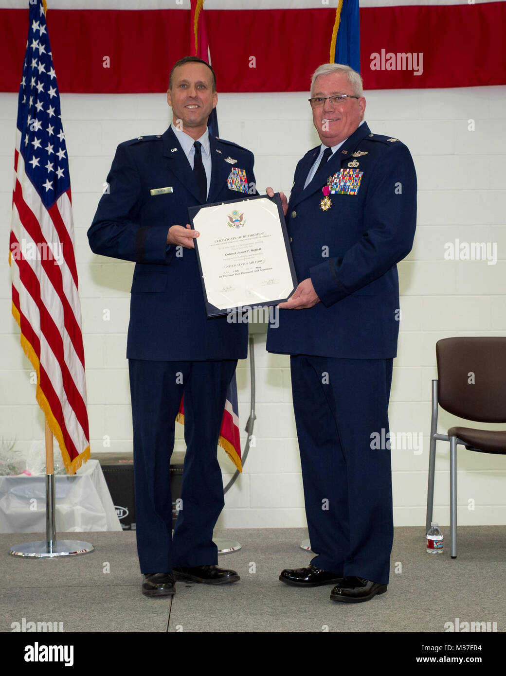 U.S. Air Force Col. James Moffett with the Wyoming Air National Guard ...