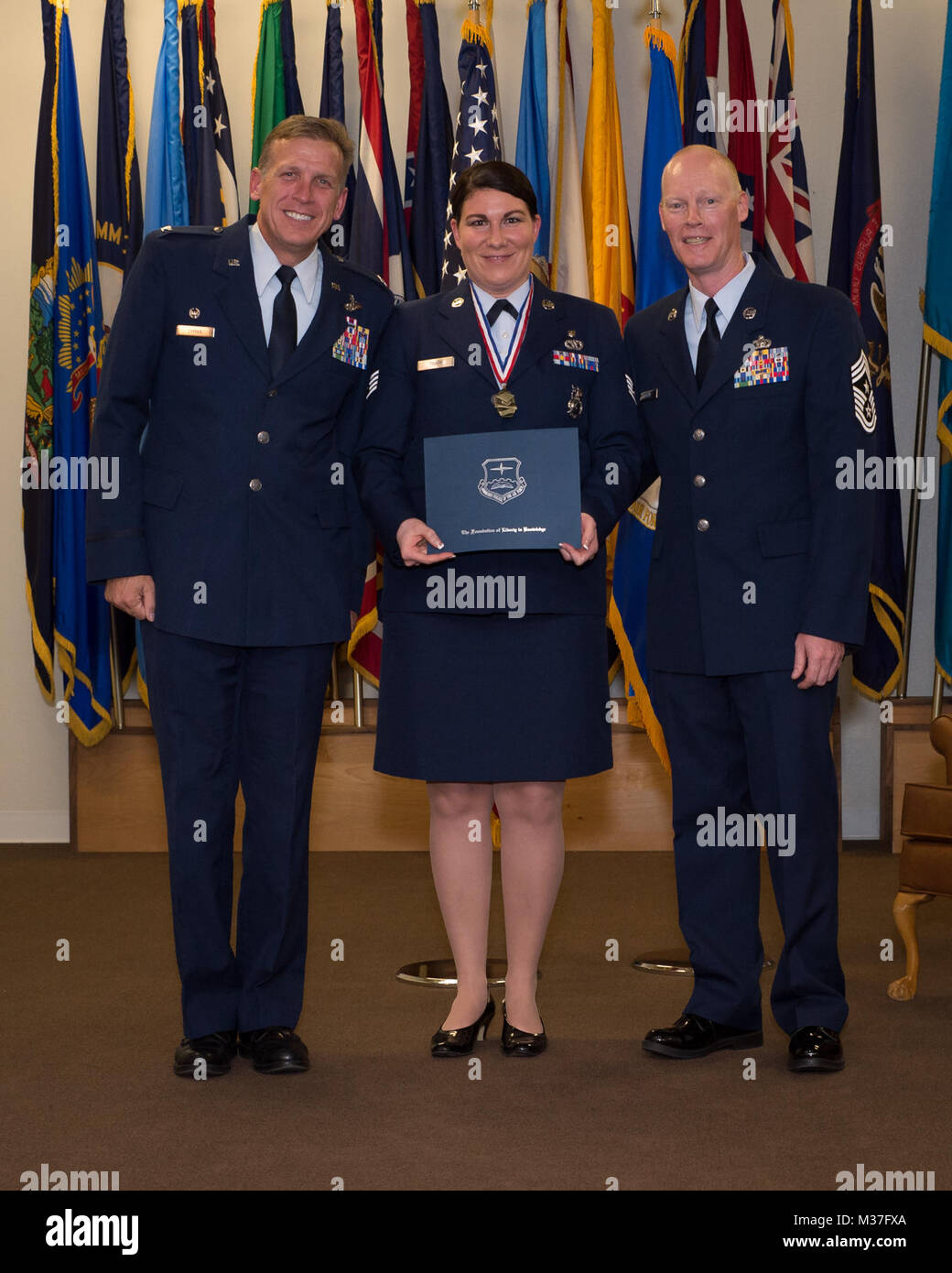 U.S. Air Force Airmen assigned to the 153rd Airlift Wing, Wyoming Air ...