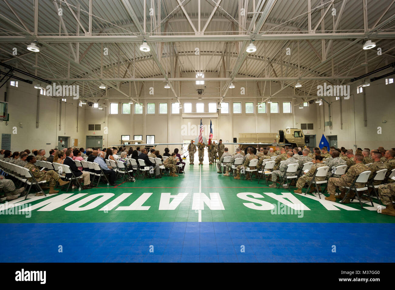 The presentation of the Colors at the Assumption of Command for Command ...