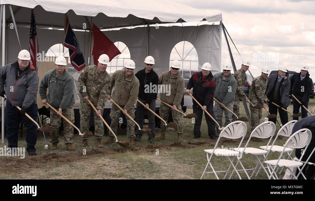 The official ground breaking ceremony for the Wyoming Army National ...