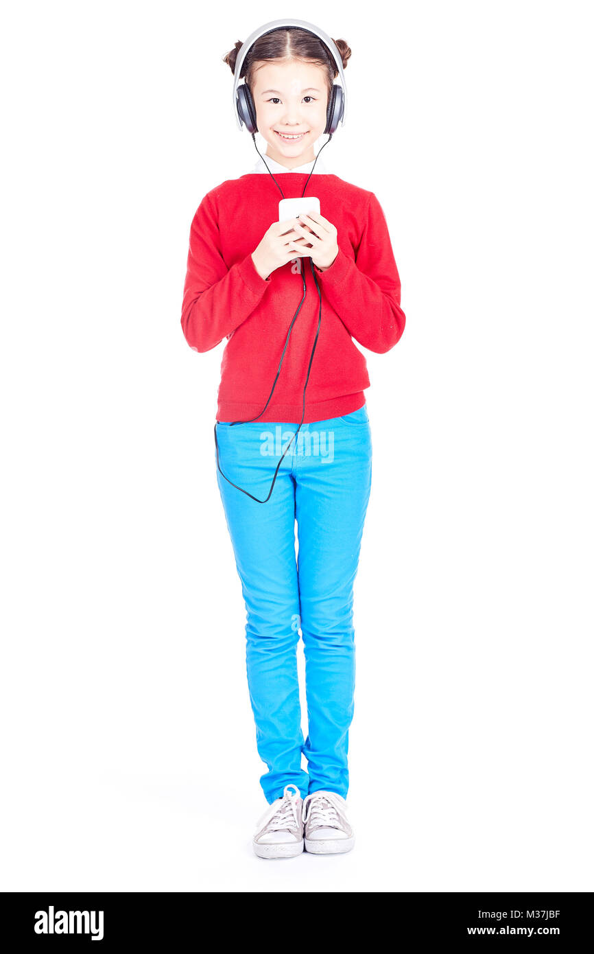 Kid using phone Cut Out Stock Images & Pictures - Alamy