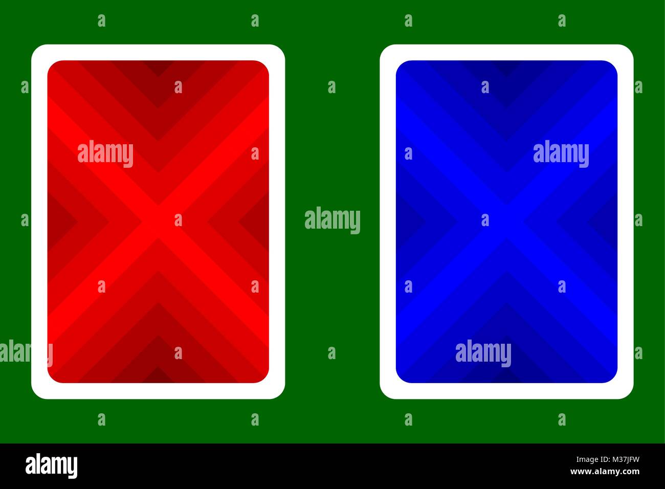 Playing Card Back Designs - diagonal lines pattern, vector set Stock ...