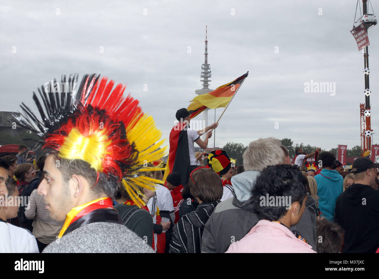 Impressionen von Heiligengeistfeld, Deutschland gegen Niederlande auf ...