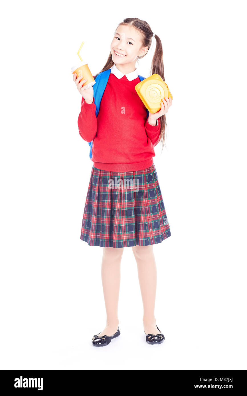 School lunch time Stock Photo - Alamy