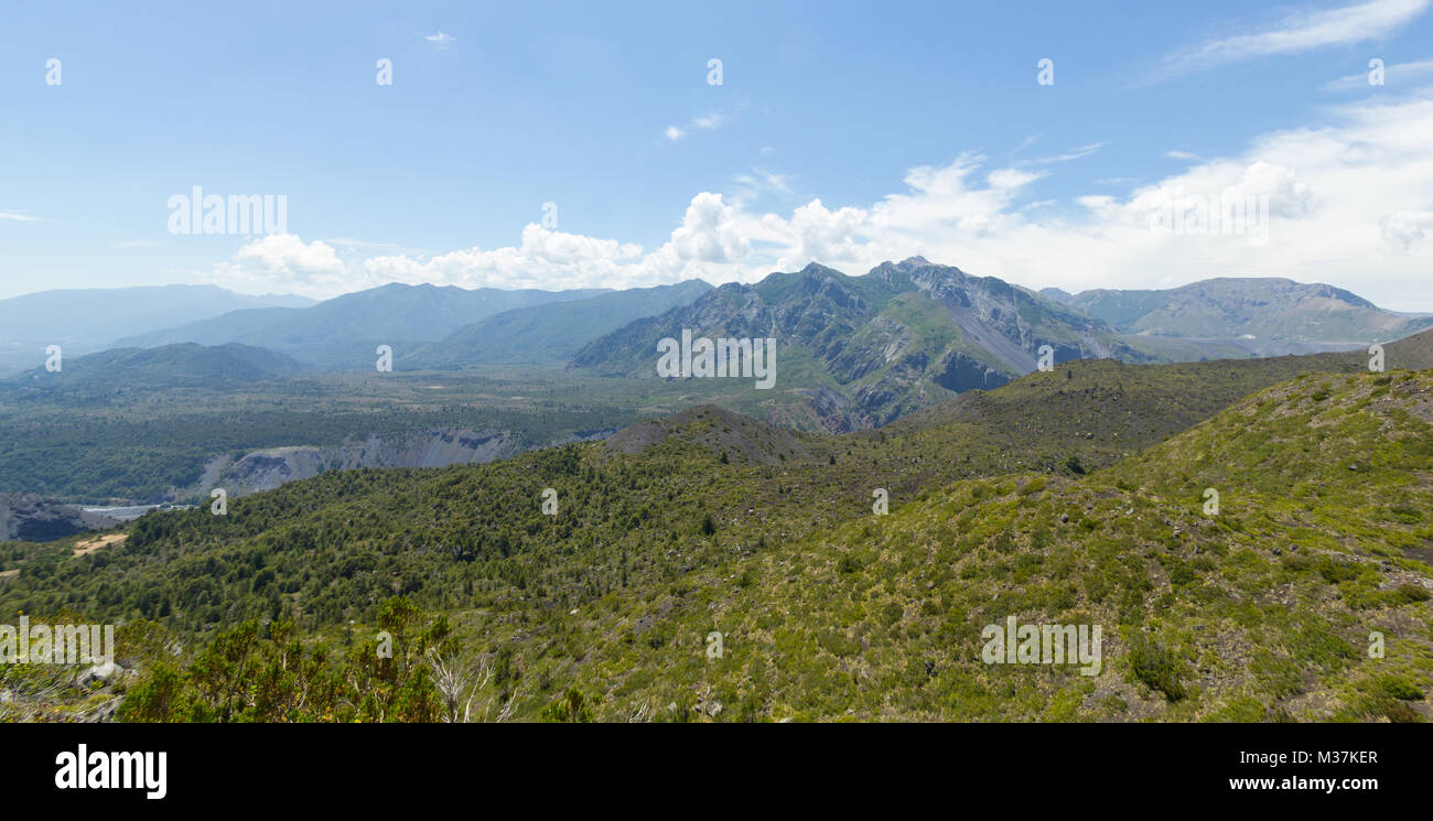 Trekking in the Sierra Velluda, in the Laguna de Laja National Park in ...