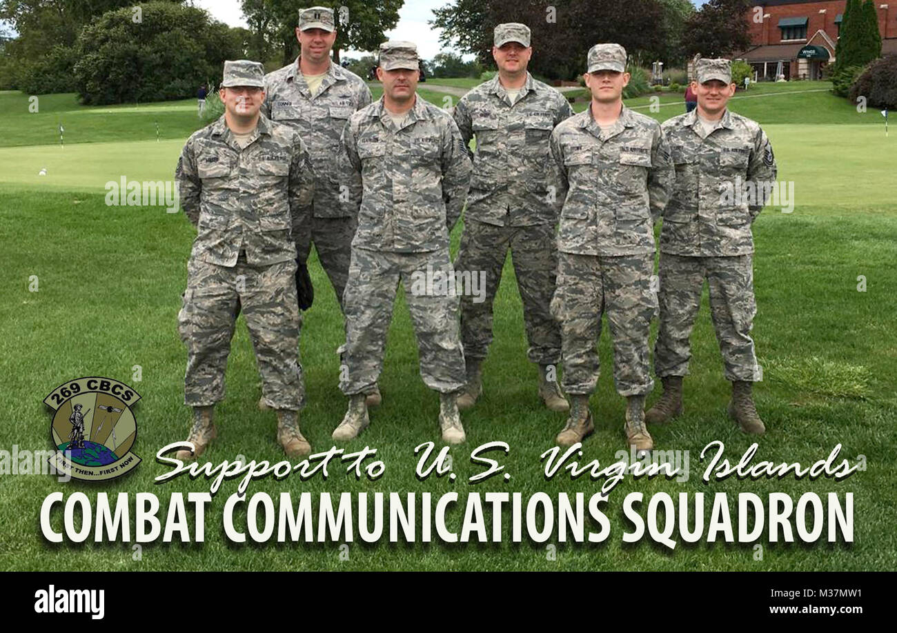 269th Combat Communications Squadron six person team include Capt ...
