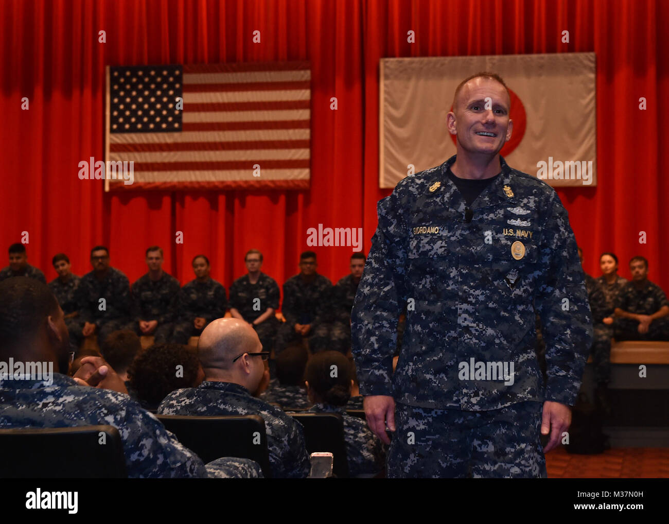 Master chief petty officer of the navy steven s giordano hi-res stock ...