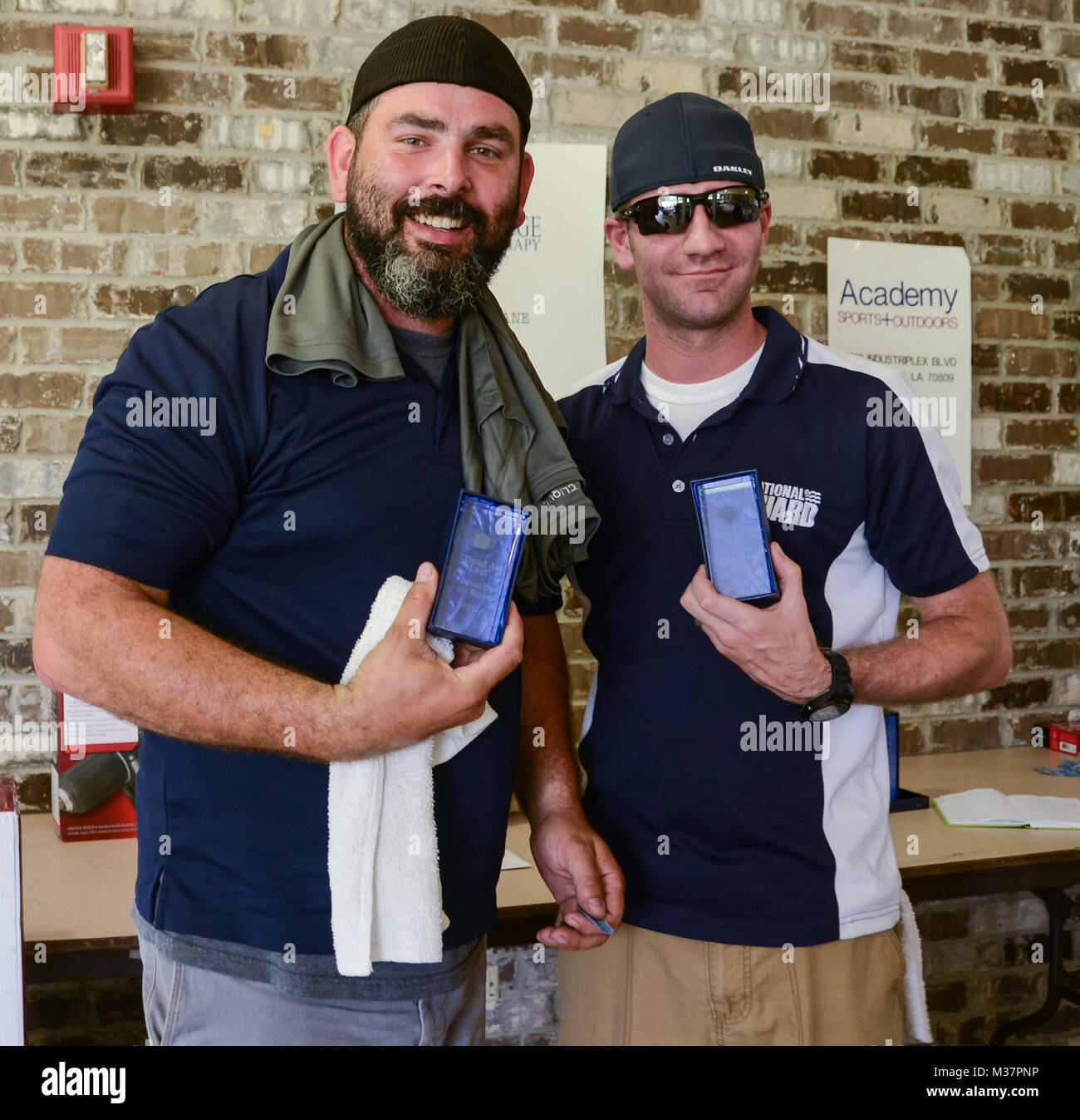 Louisiana National Guard's Staff Sgt. Christopher Curry with ...
