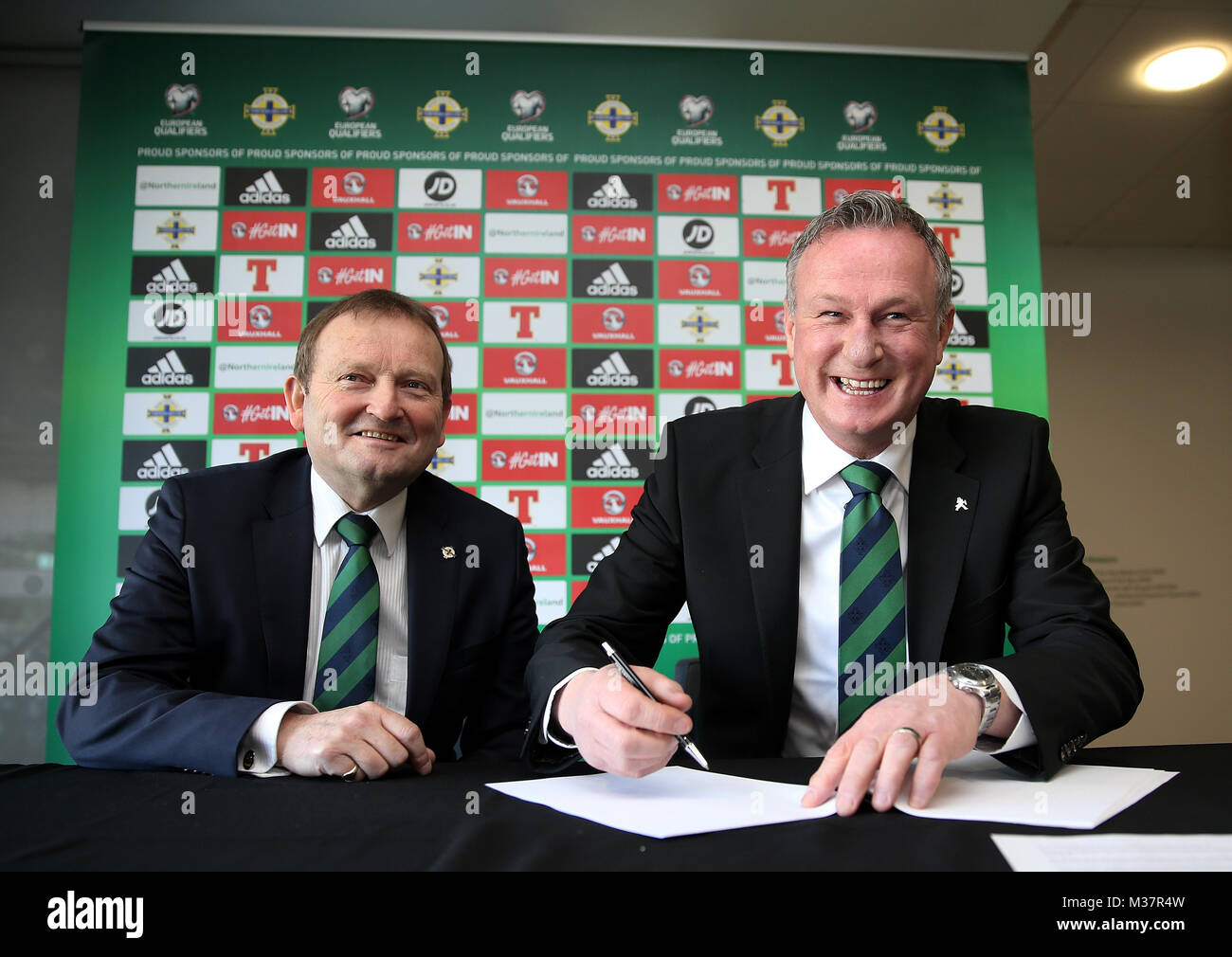 Northern ireland football david martin hi-res stock photography and ...