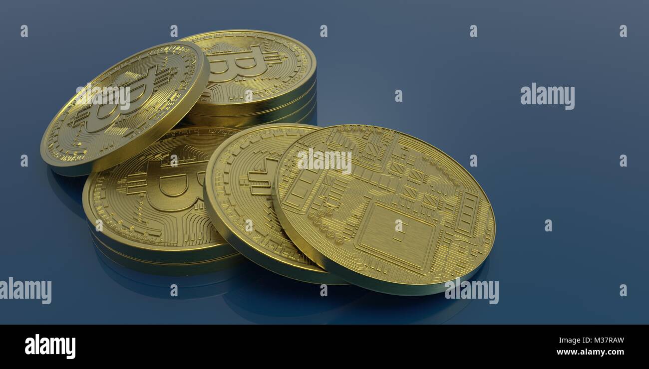 Extremely detailed and realistic high resolution 3D Bitcoin Image Stock ...