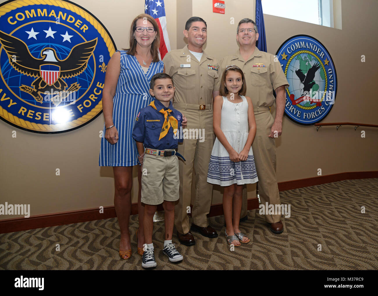 Rear Adm. Thomas Luscher, commander of Navy Reserve Forces Command ...