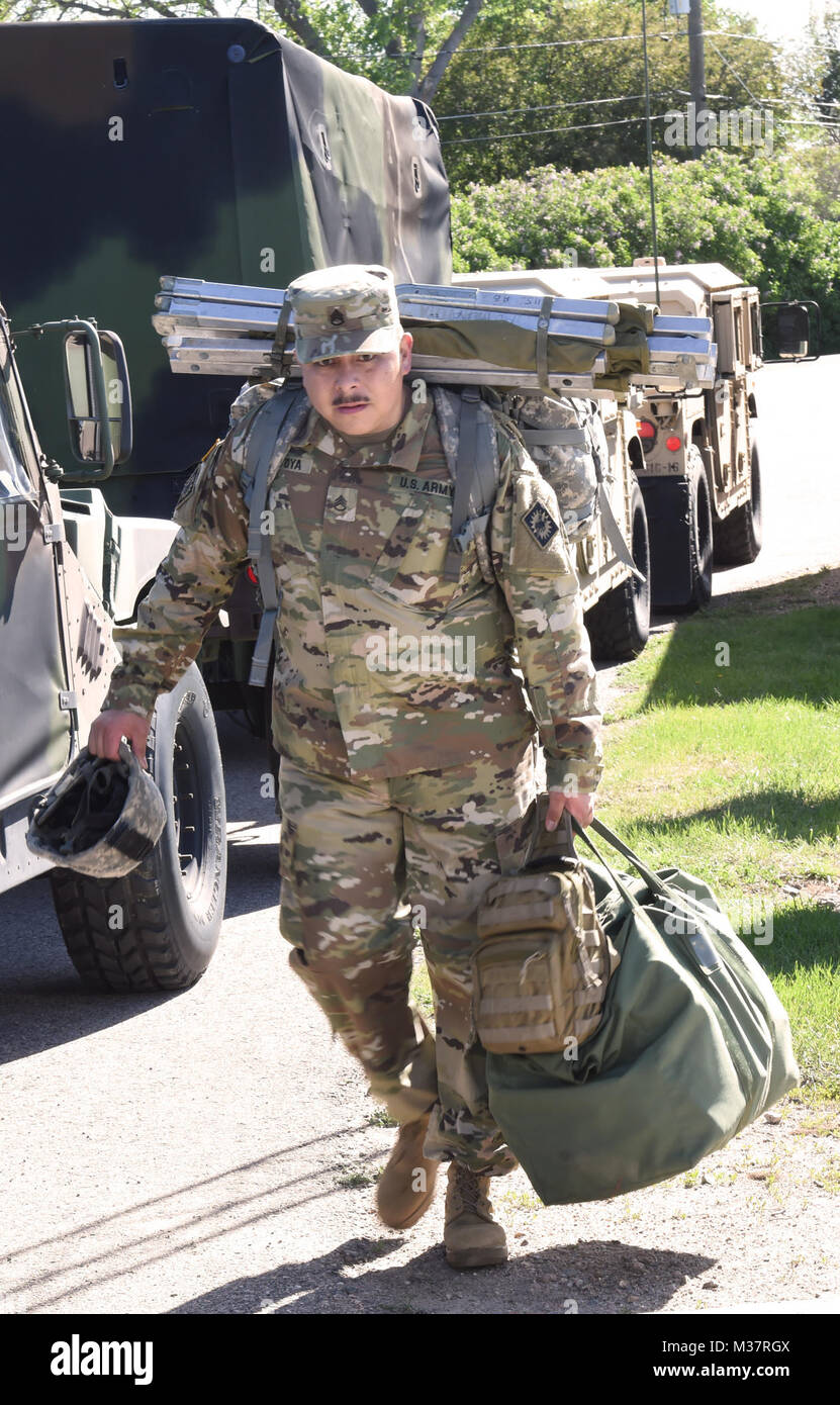 Staff Sgt. Mario Montoya, an effects sergeant from Cheyenne, assigned ...
