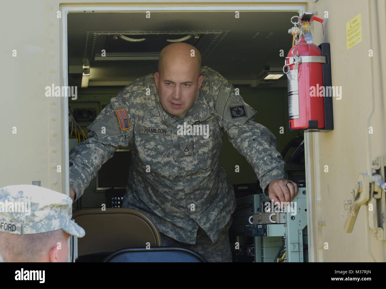 Private 1st Class John Hamilton, from Casper, a NODAL system operator ...