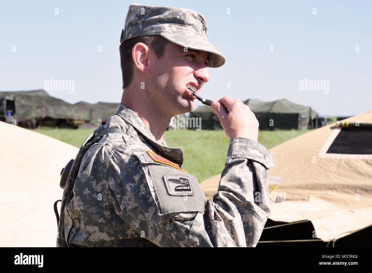 Sgt. Scott Foor, from Laramie, a medic assigned to the 115th Field ...