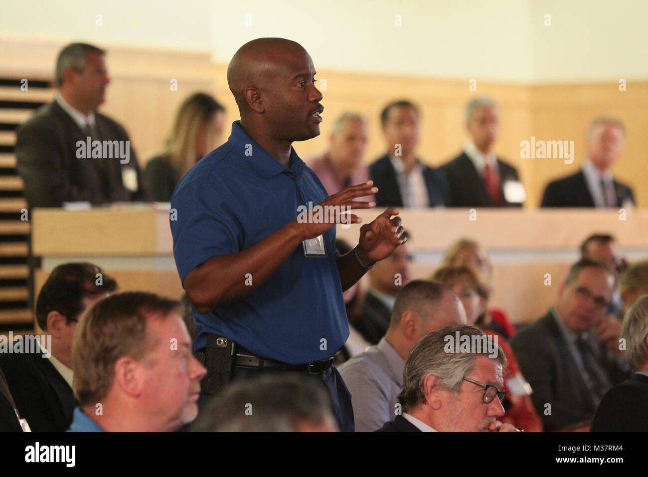 170606-N-HW977-177 CORONA, Calif. (June 6, 2017) Travis Mack, Saalex Solutions Inc., president ...