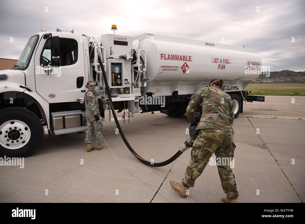 Sgt. Samantha Eutsler, from Casper, and Cpl. Danie Moore, from Douglas ...