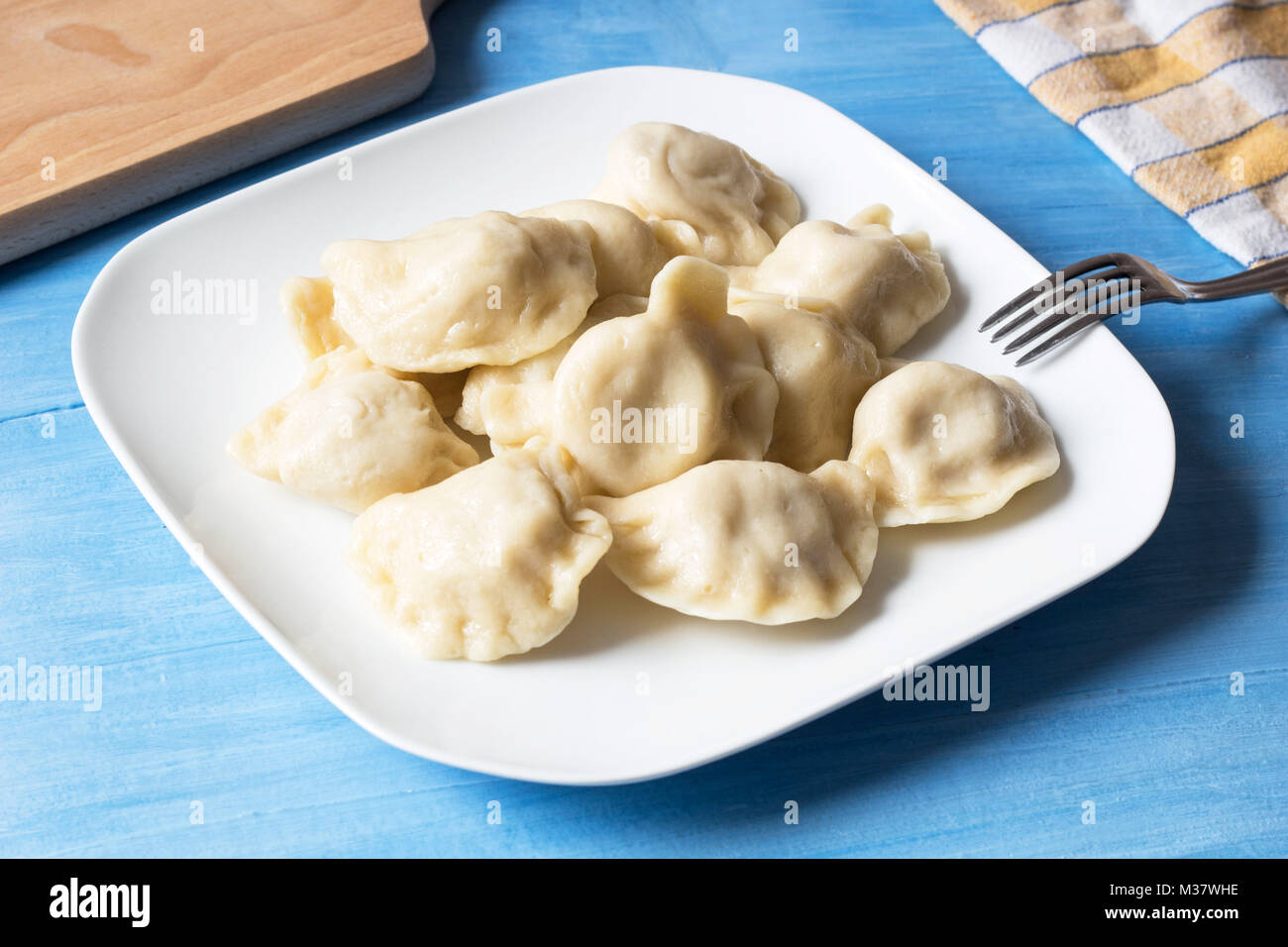traditional polish dumplings, pierogi ruskie Stock Photo - Alamy