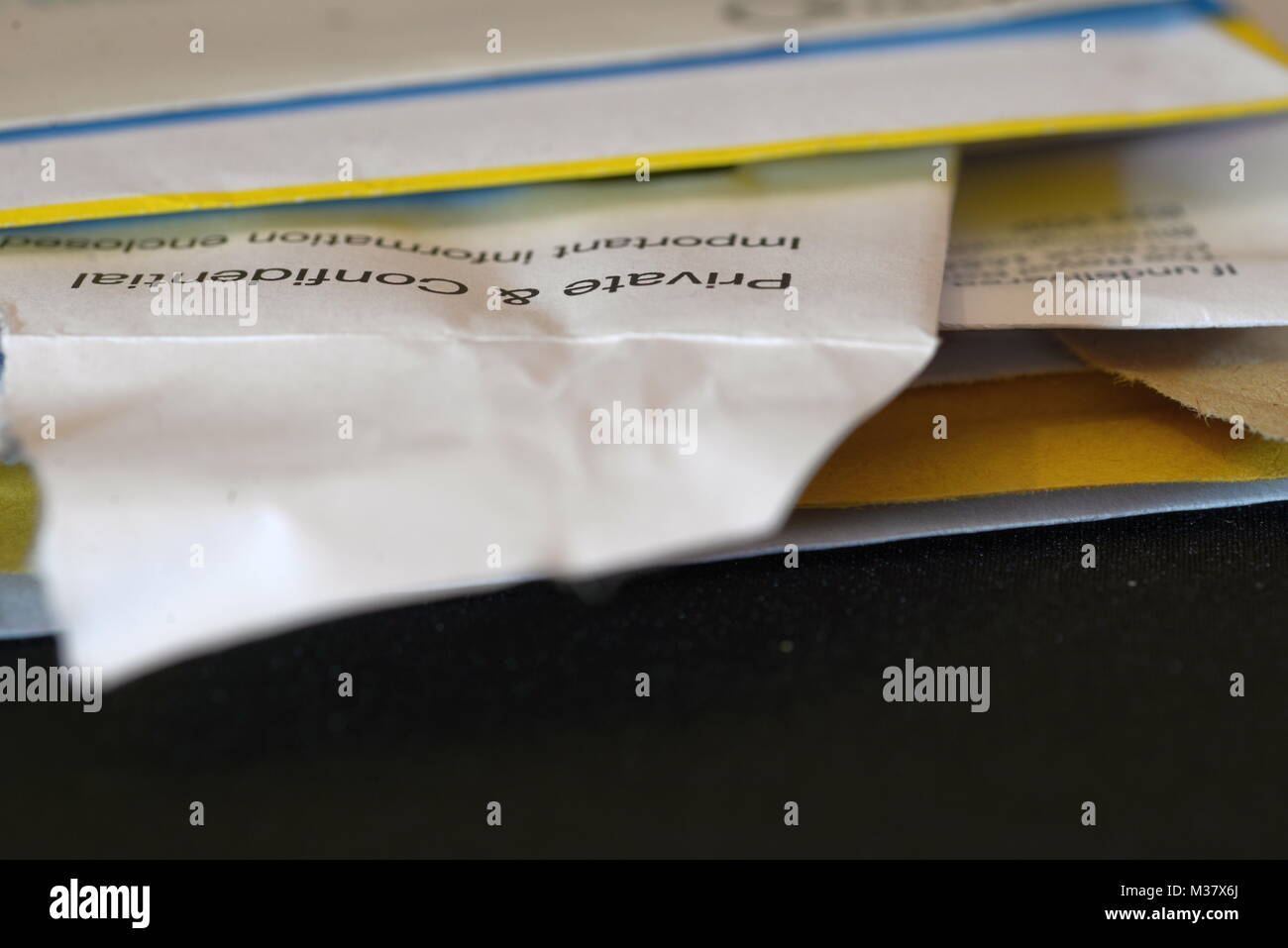 Stack of opened mail hi-res stock photography and images - Alamy