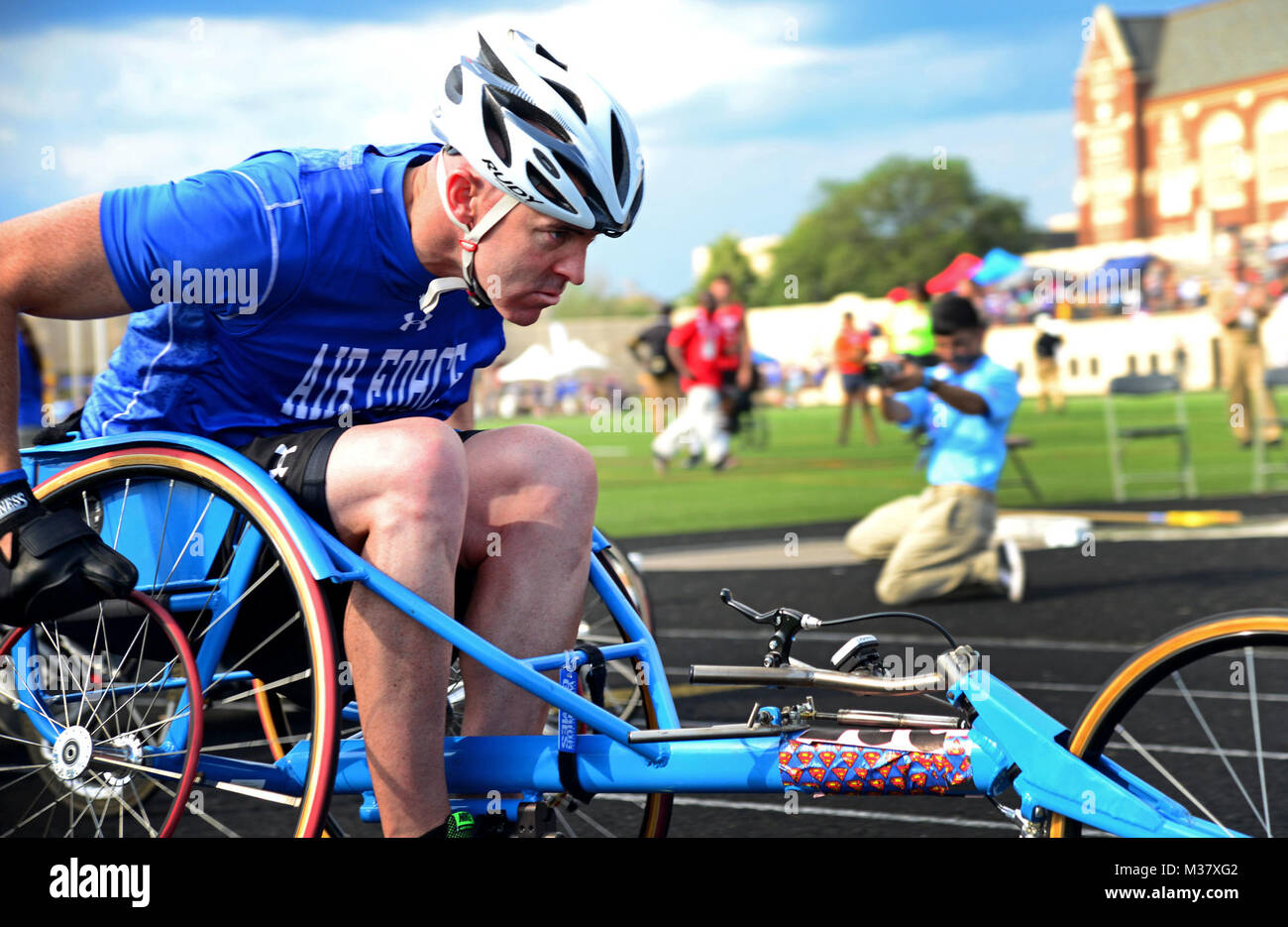 U.S. Air Force veteran Joshua Smith, a former aircrew flight equipment ...