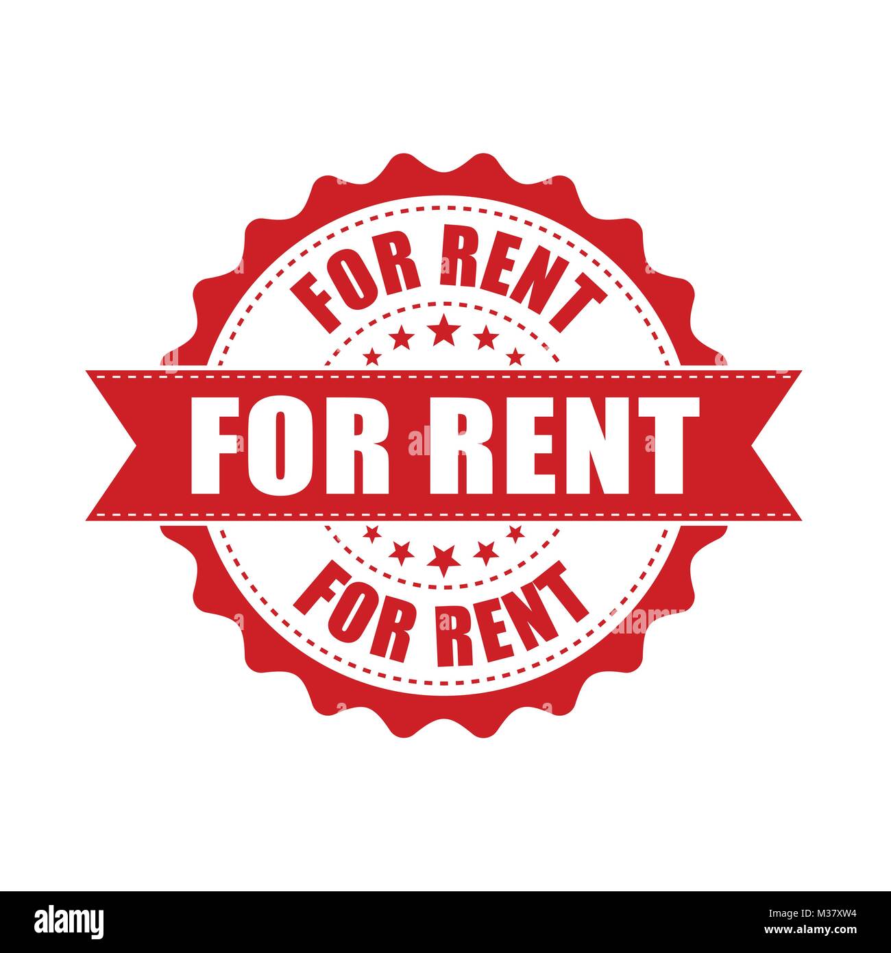 For rent grunge rubber stamp. Vector illustration on white background ...