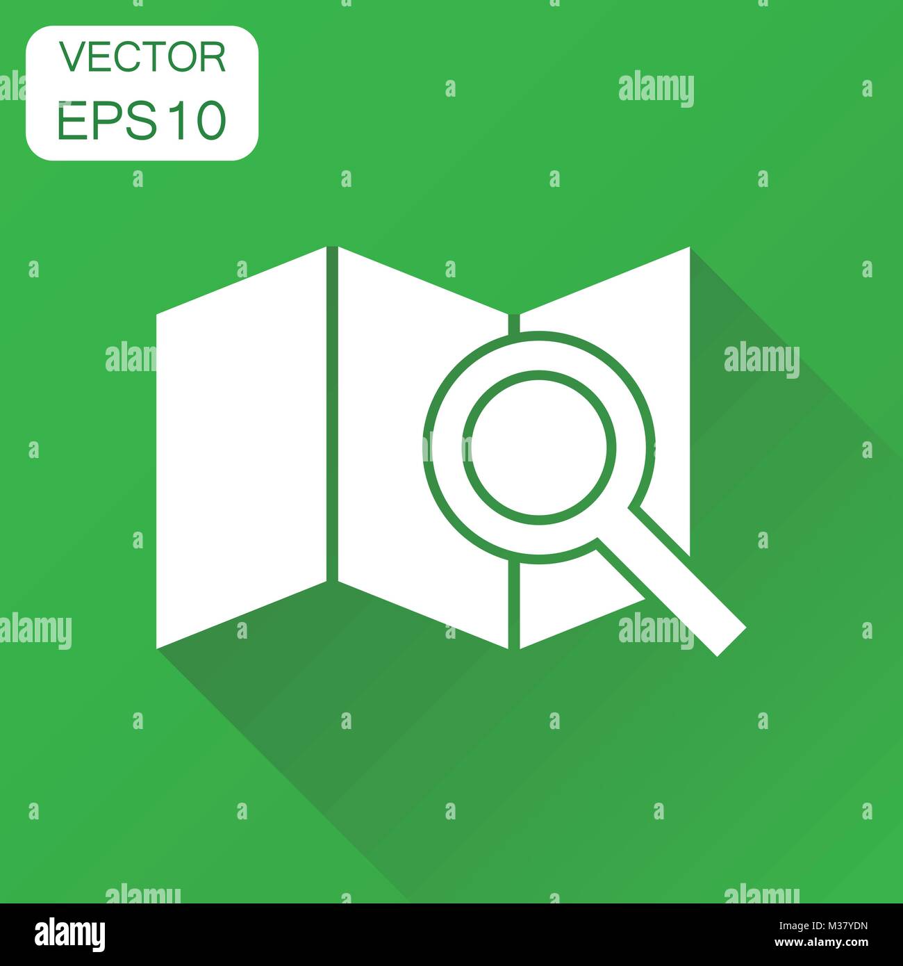 Location gps icon. Business concept map with pin pictogram. Vector ...