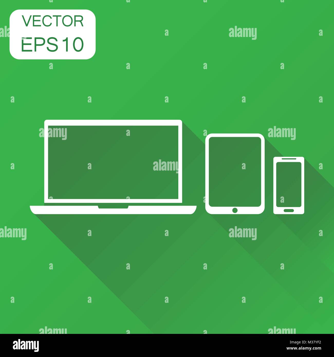 Device gadget icon. Business concept computer, laptop, smartphone ...