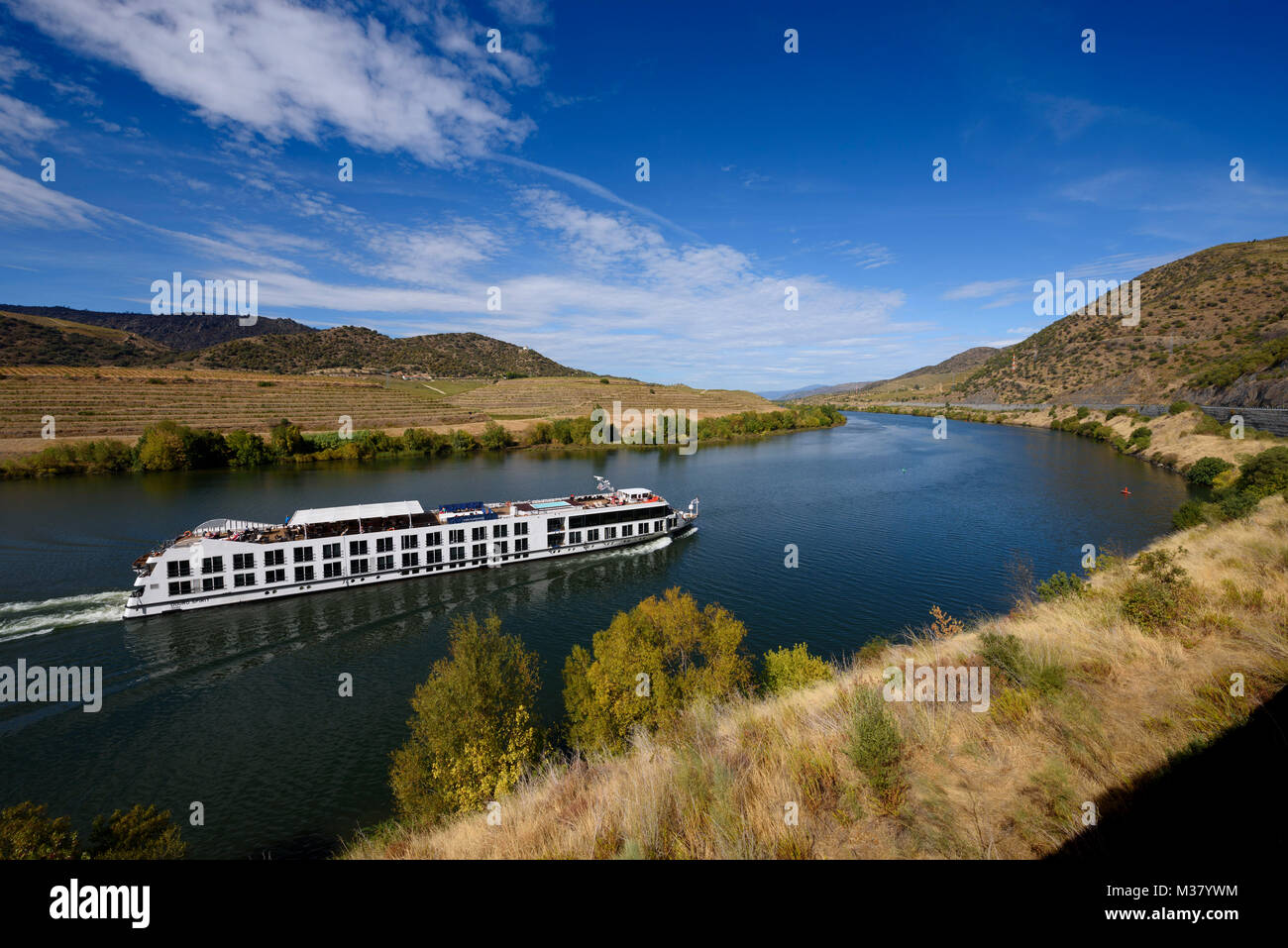 Cruise boat on the Douro river, Portugal, Europe Stock Photo - Alamy