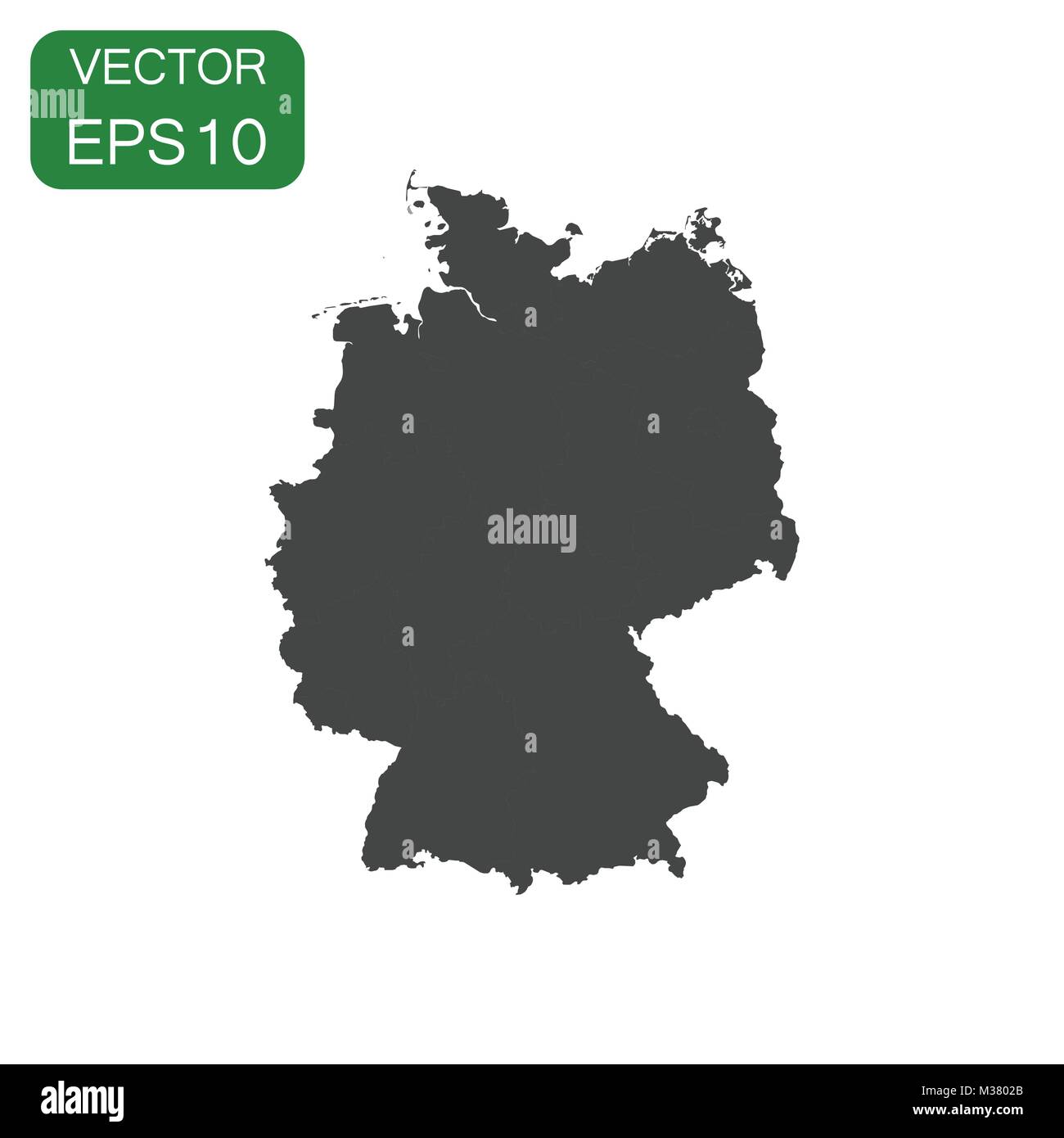 Germany map icon. Business cartography concept germany pictogram ...