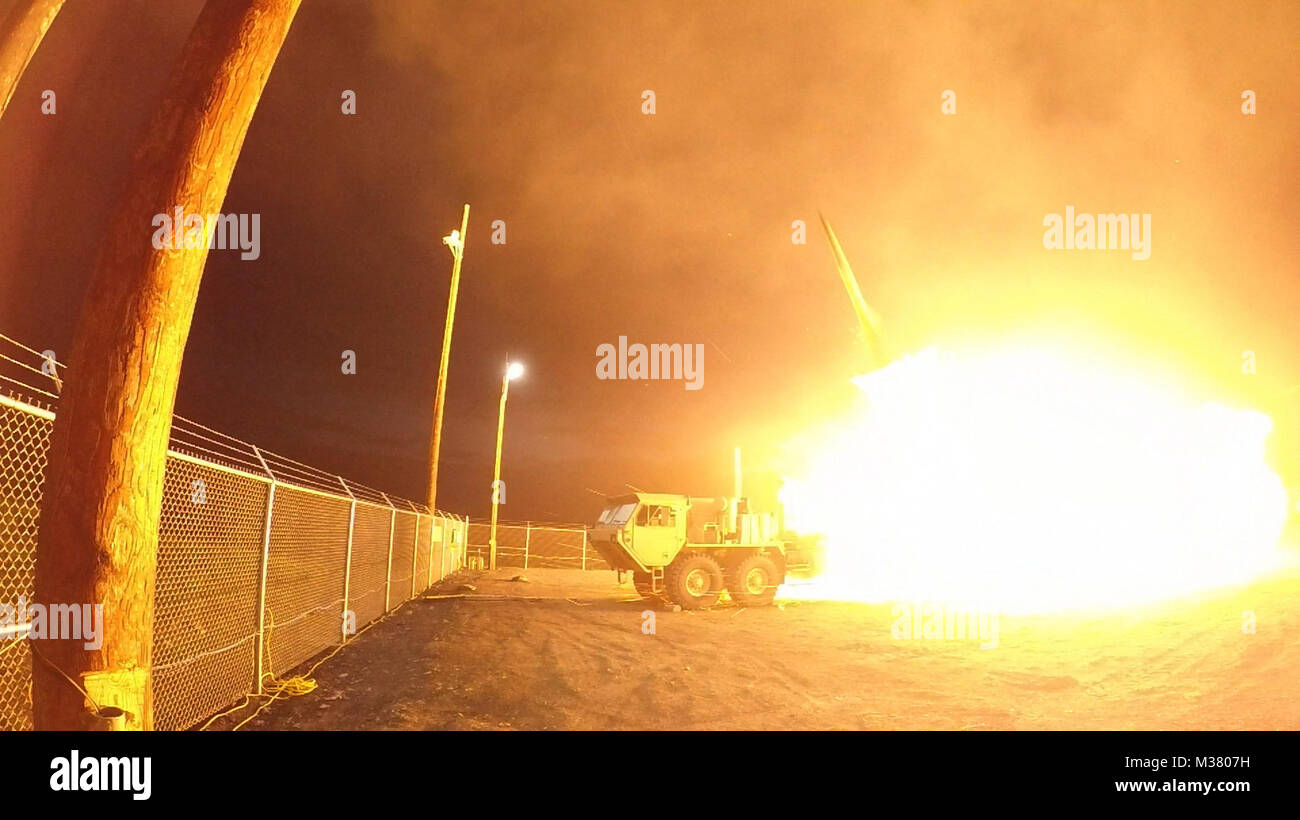 A Terminal High Altitude Area Defense (THAAD) interceptor is launched ...