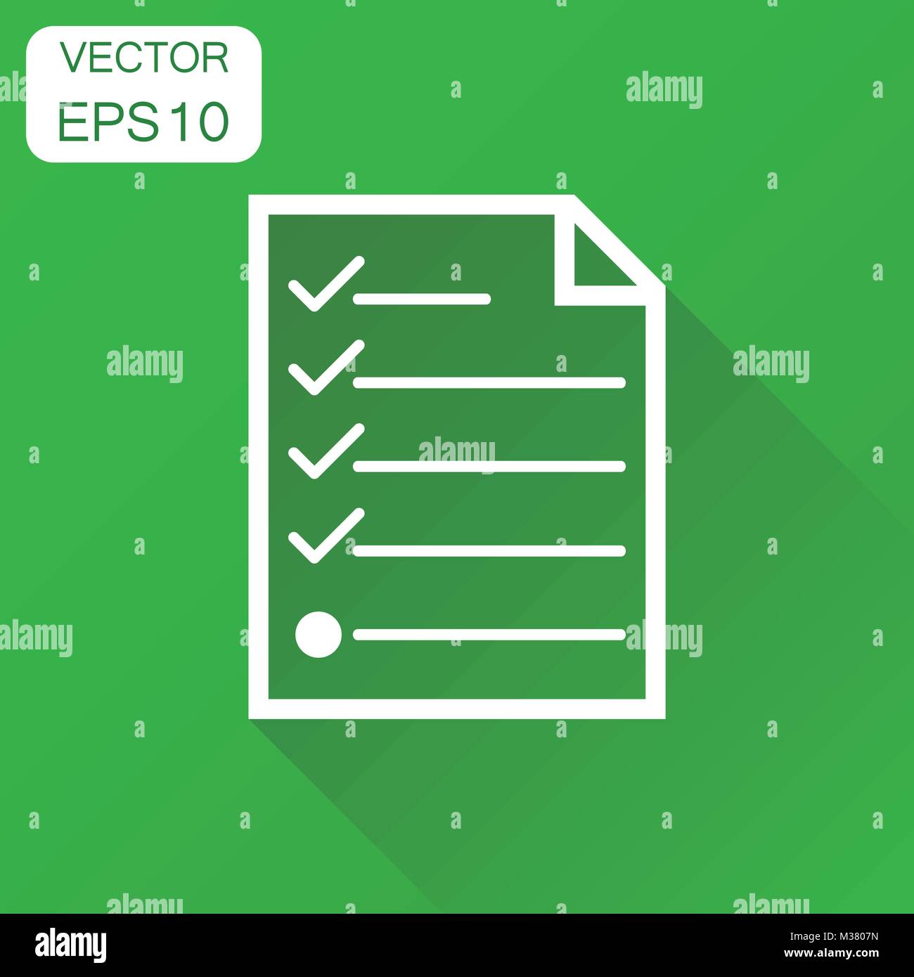 Checklist icon. Business concept checklist diagram pictogram. Vector ...