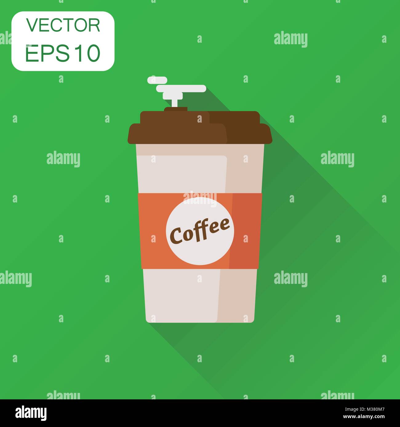 Coffee cup icon. Business concept coffee pictogram. Vector illustration ...
