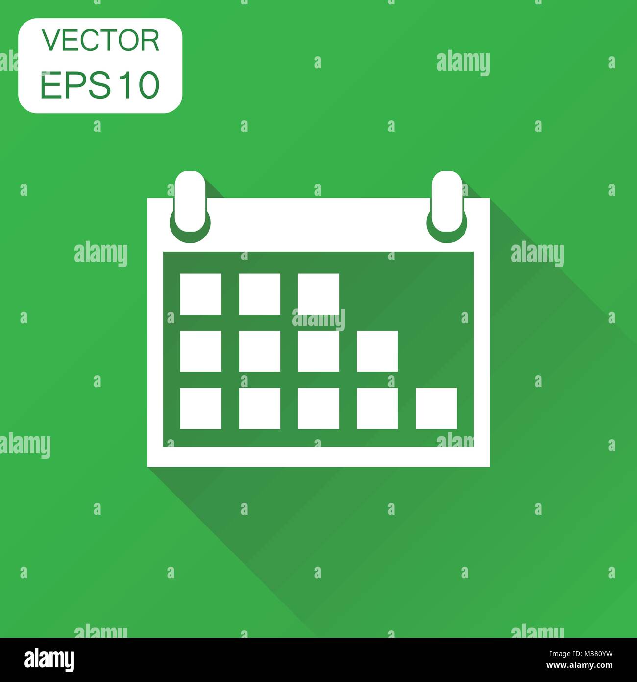 Calendar icon. Business concept calendar agenda pictogram. Vector ...