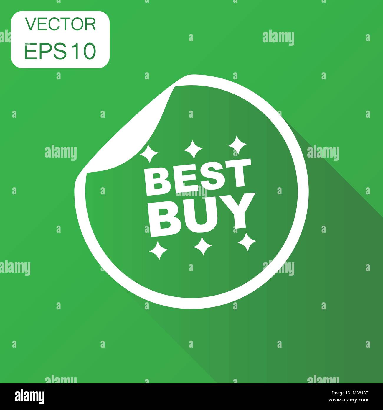 Best buy shopping icon. Business concept sale sticker pictogram. Vector ...