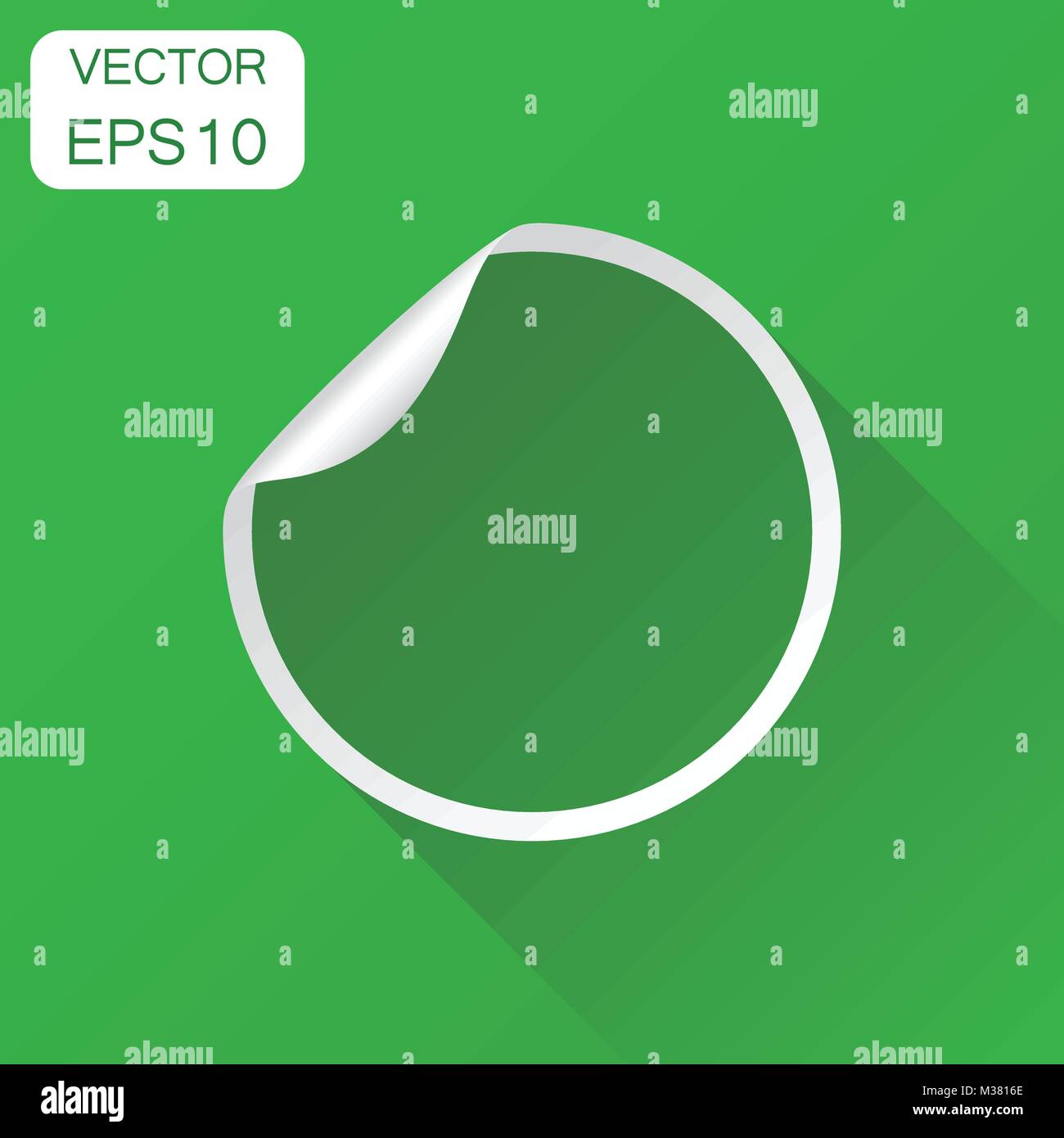 Sticker icon. Business concept empty promotional labels pictogram ...