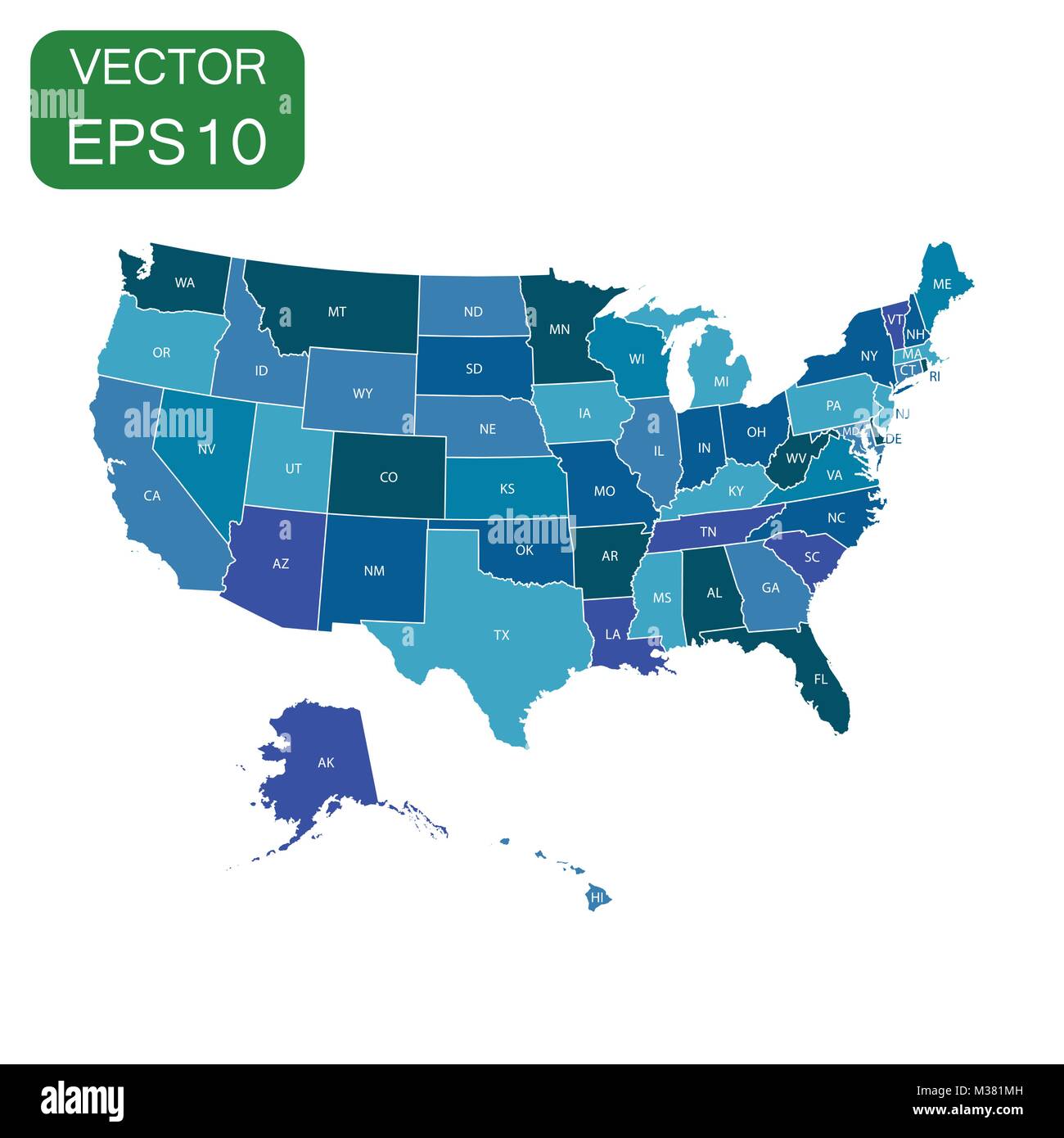 USA map icon. Business concept America politics pictogram. Vector ...