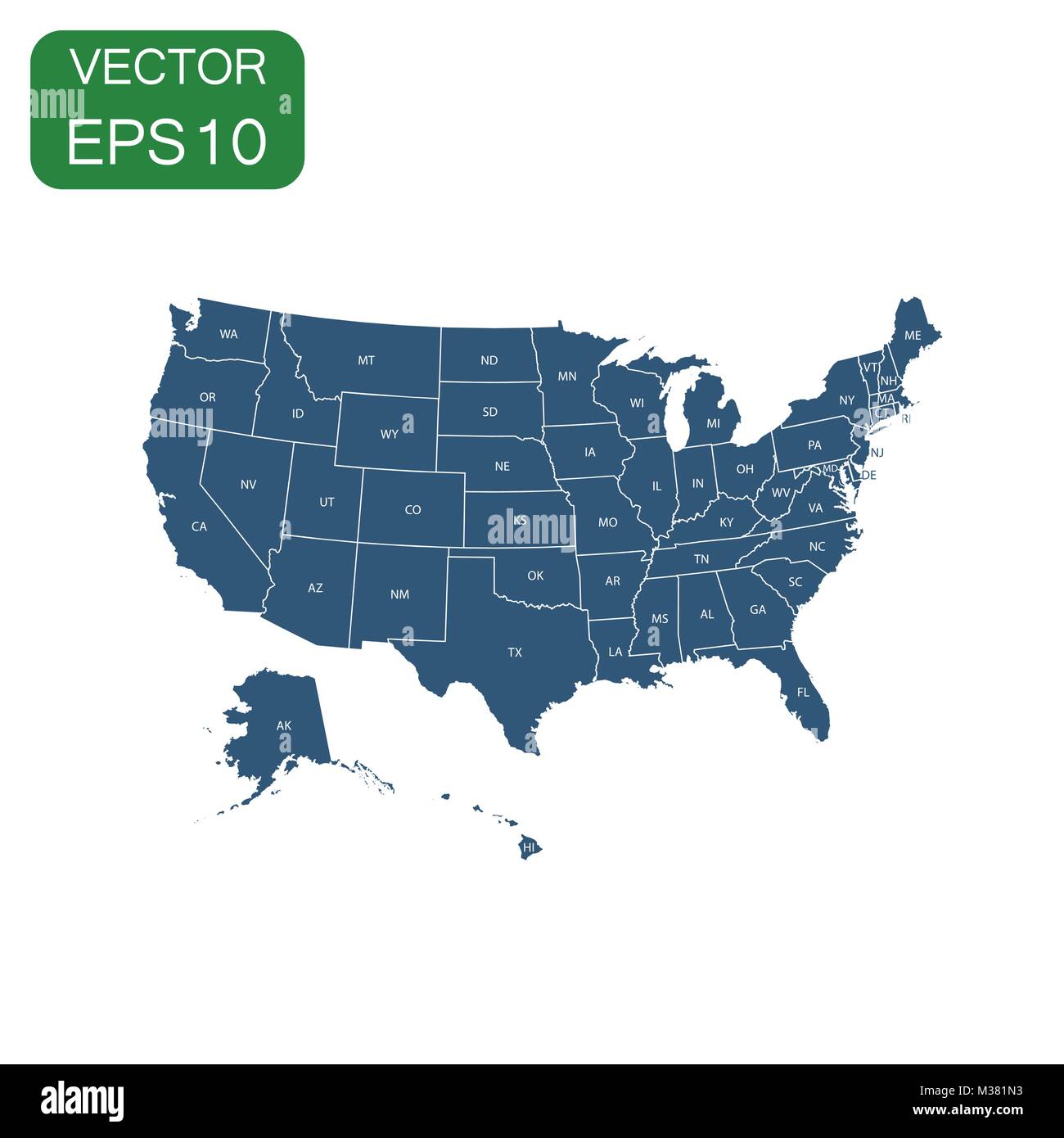 USA map icon. Business concept America politics pictogram. Vector ...
