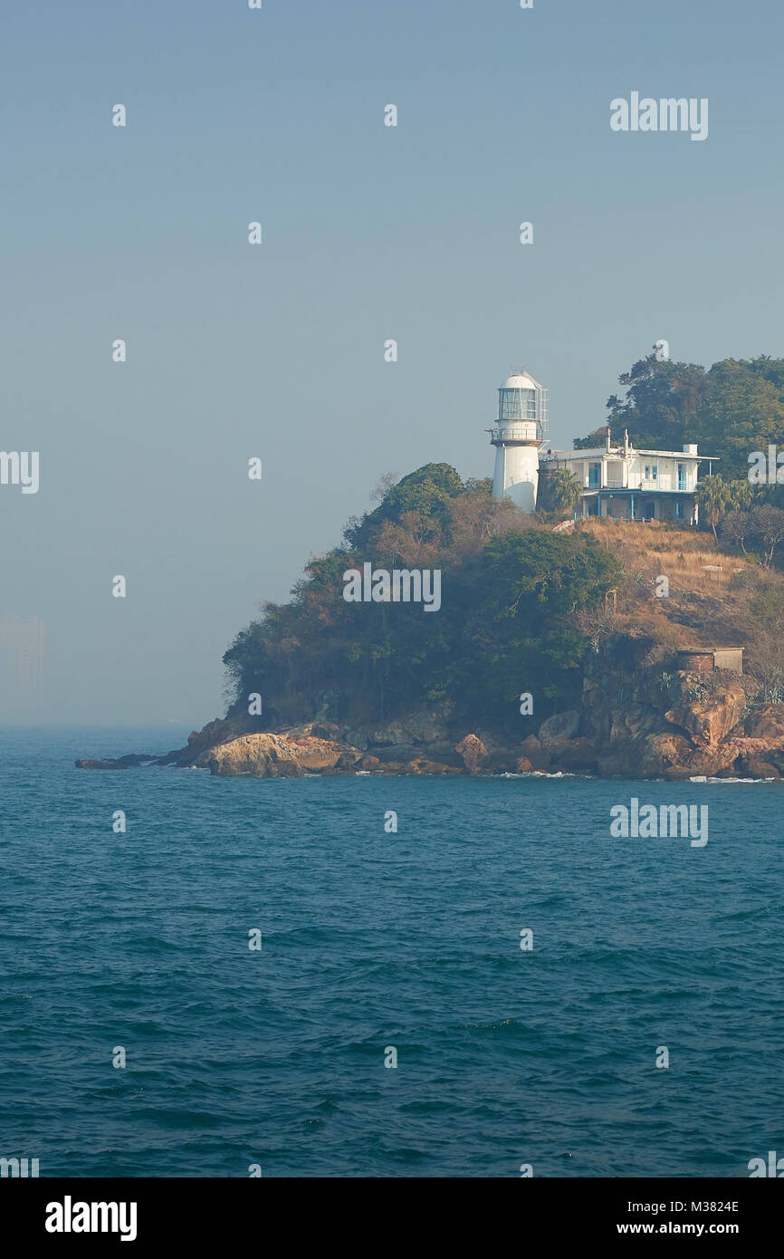The Historic Green Island Lighthouse On The Western Point Of Green ...