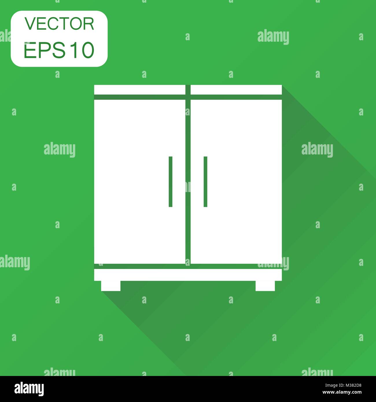Cupboard icon. Business concept cabinet pictogram. Vector illustration ...