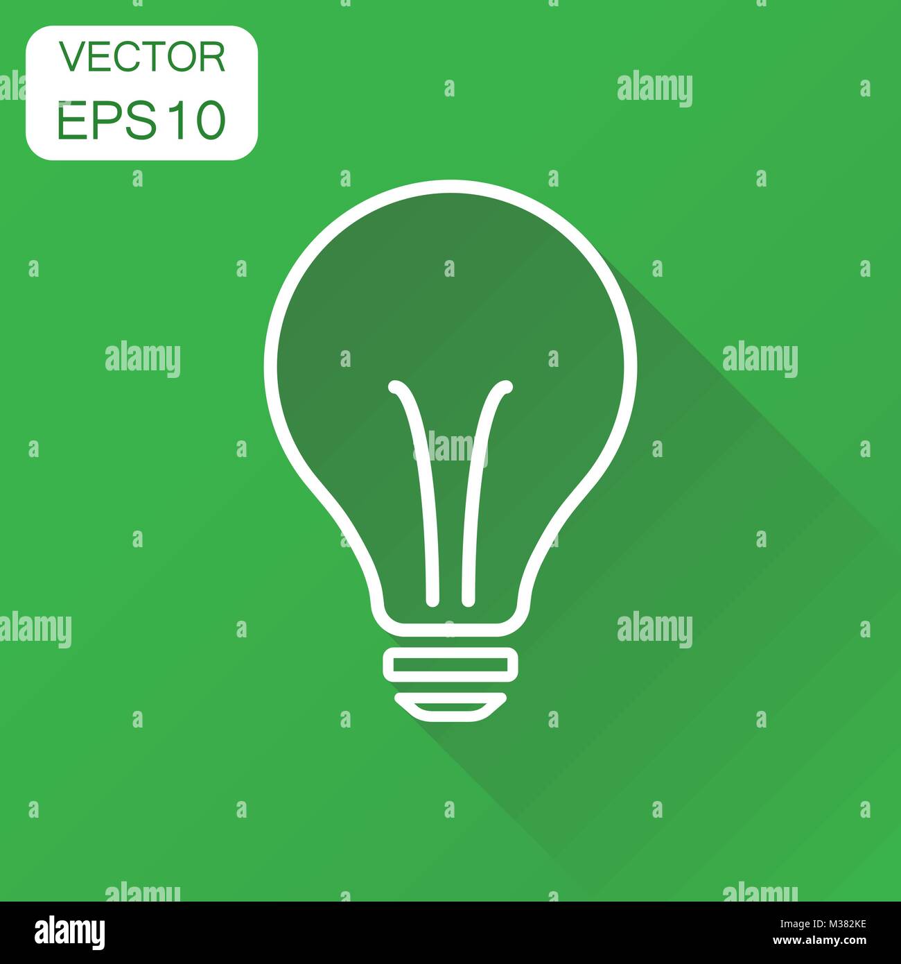 Lightbulb icon. Business concept light bulb pictogram. Vector ...