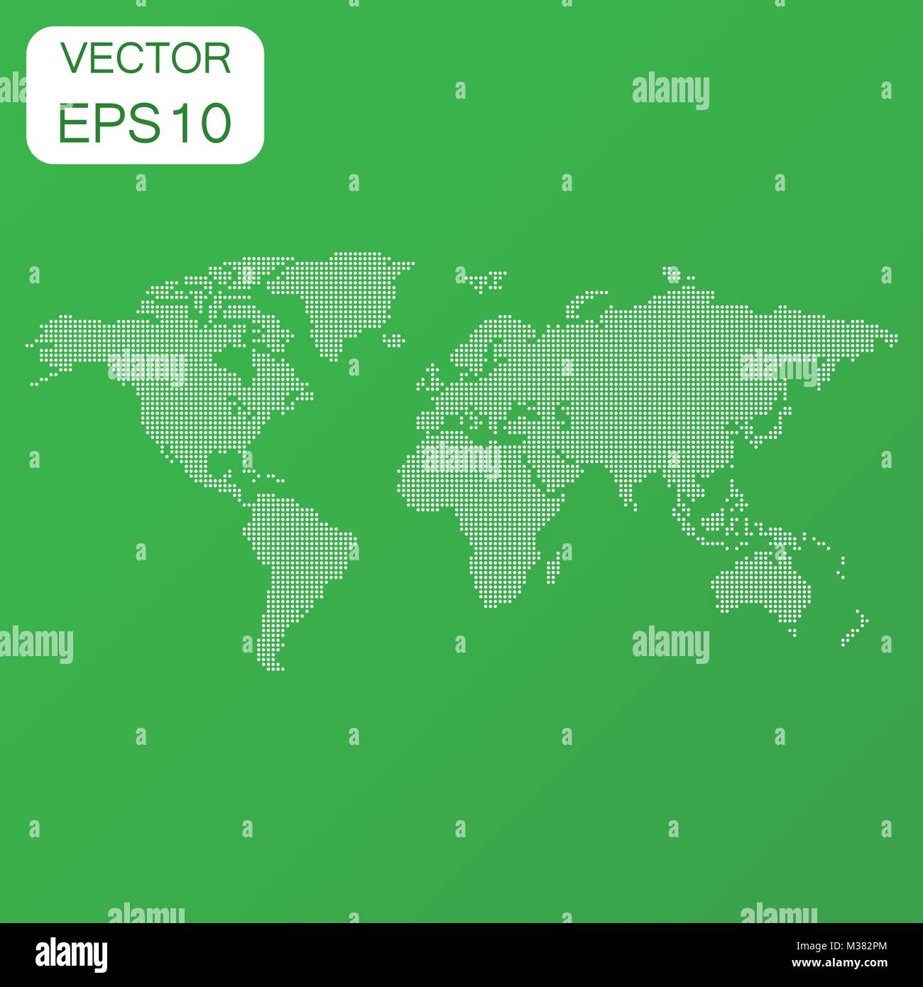 Dotted blank world map icon. Business concept world map pictogram ... Dotted blank world map icon. Business concept world map pictogram ...