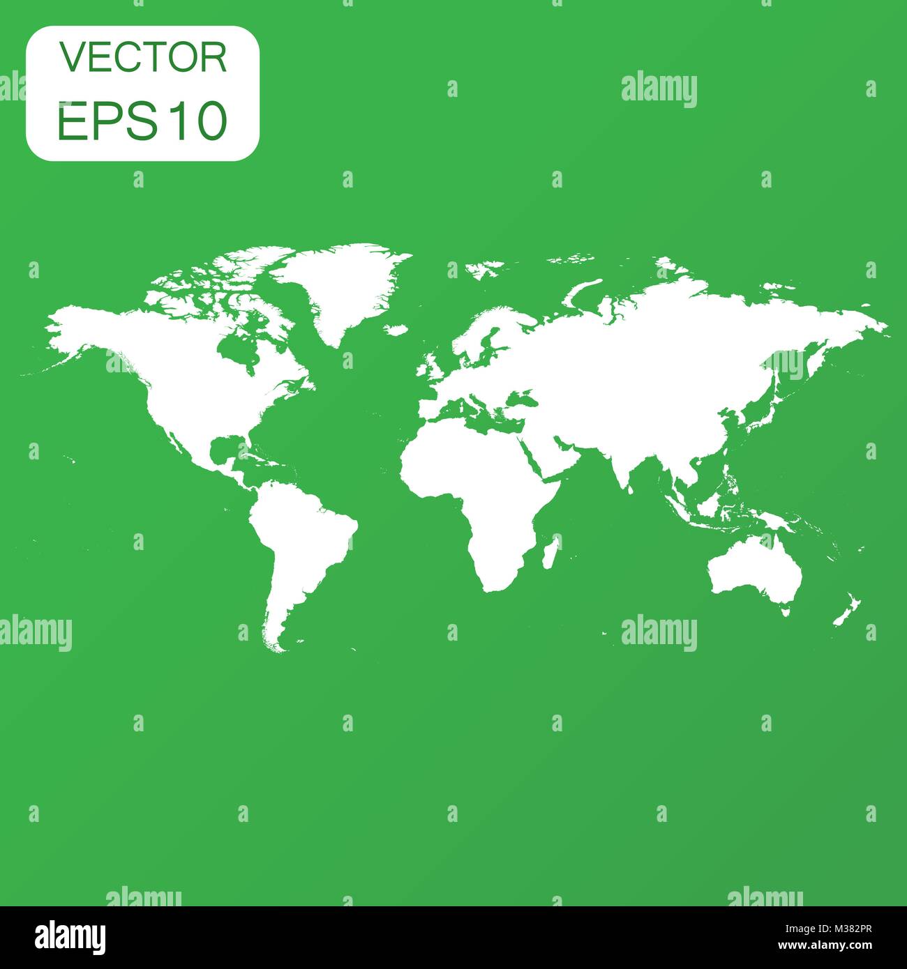 World map icon. Business concept world map pictogram. Vector ...