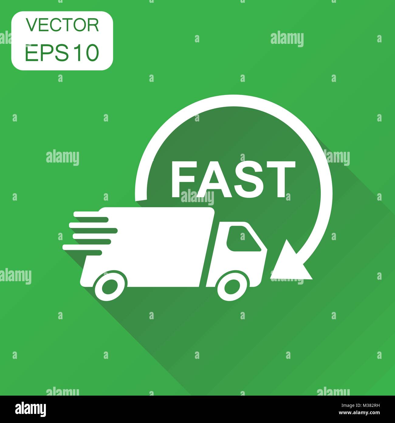 Delivery truck icon. Business concept fast delivery service shipping ...