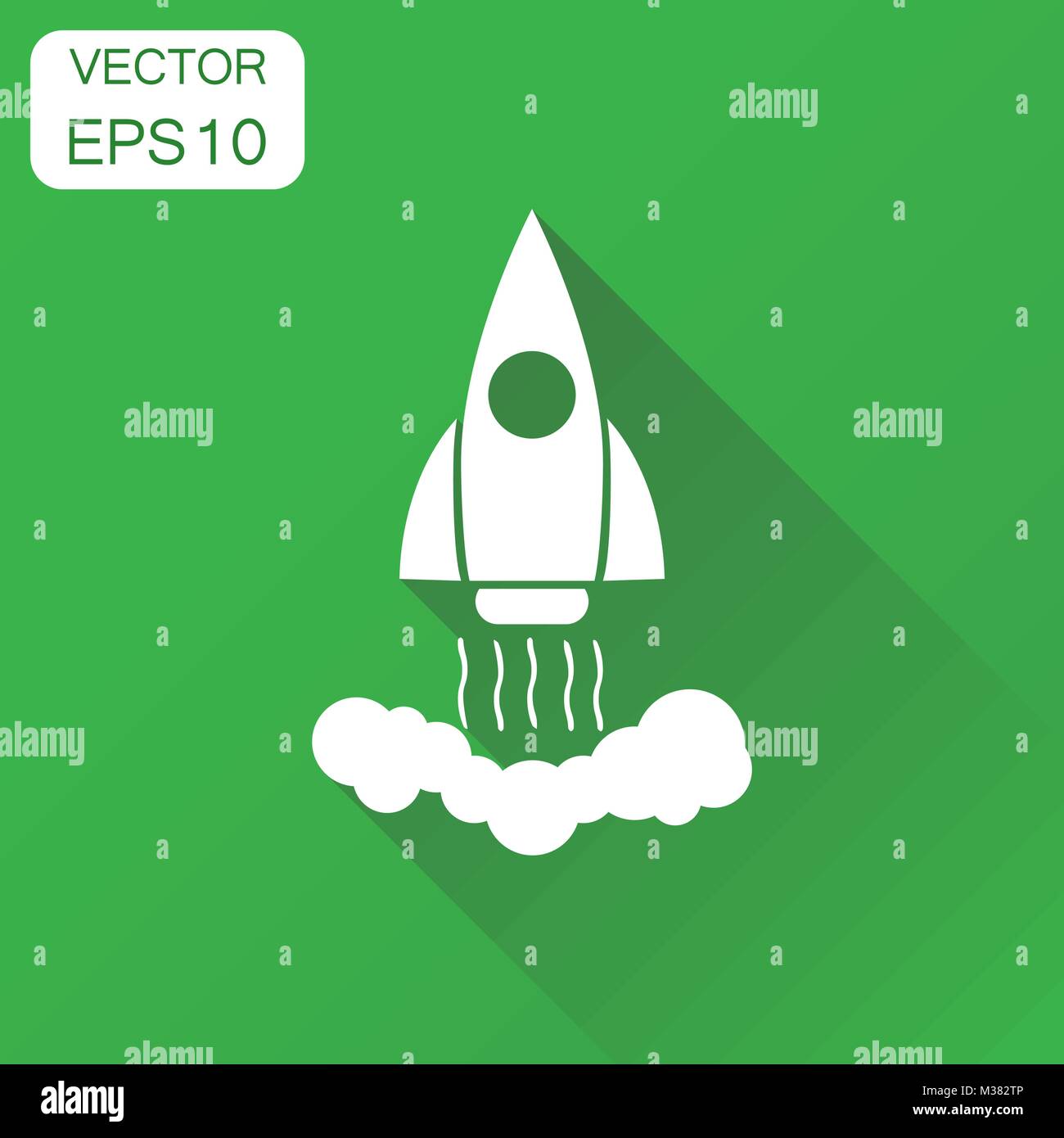 Rocket icon. Business concept rocket launch pictogram. Vector ...
