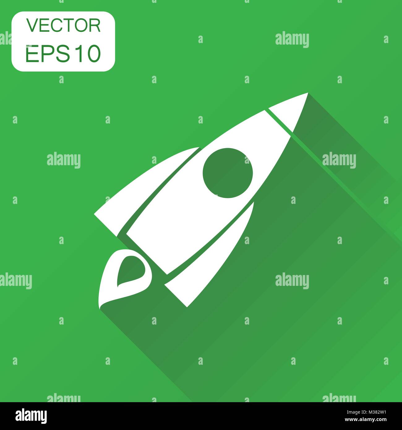Rocket icon. Business concept rocket launch pictogram. Vector ...